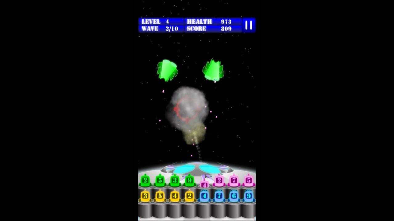 Super Math Invaders Gameplay