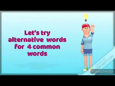 synonym/ Bye Bye Boring words/overused words