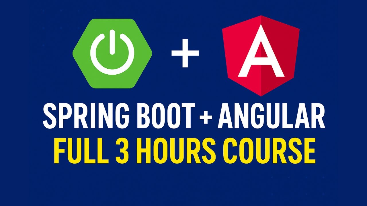 Spring Boot + Angular Full Stack | Full Course [NEW] ✅