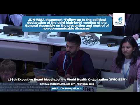 Prevention and control of NCDs - Statement submitted to the 156th WHO EB 2025