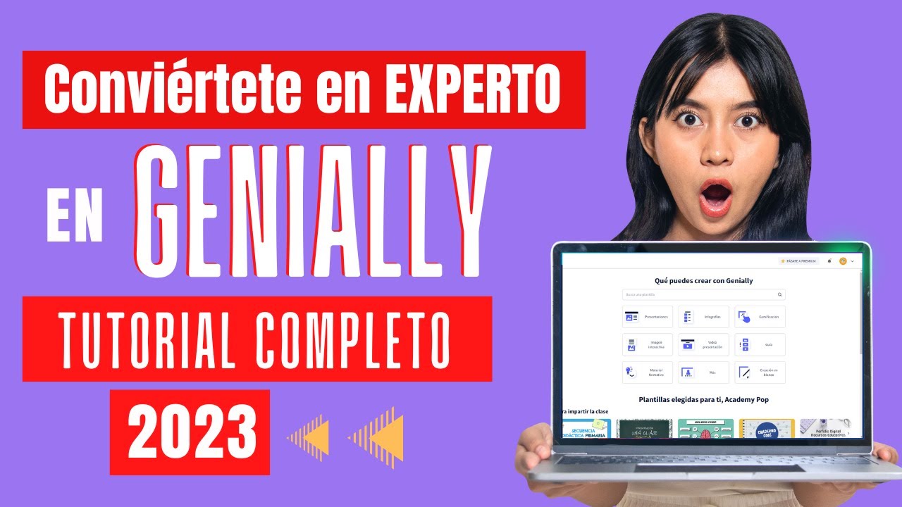 Guía COMPLETA de GENIALLY 2023 (Tutorial completo EN ESPAÑOL) || Curso básico de GENIALLY