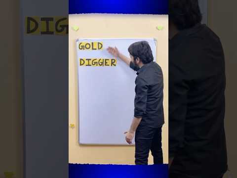 Is your GF a Gold Digger ? 🙊 #QuickLingoAmit #english #vocabulary #learnenglish