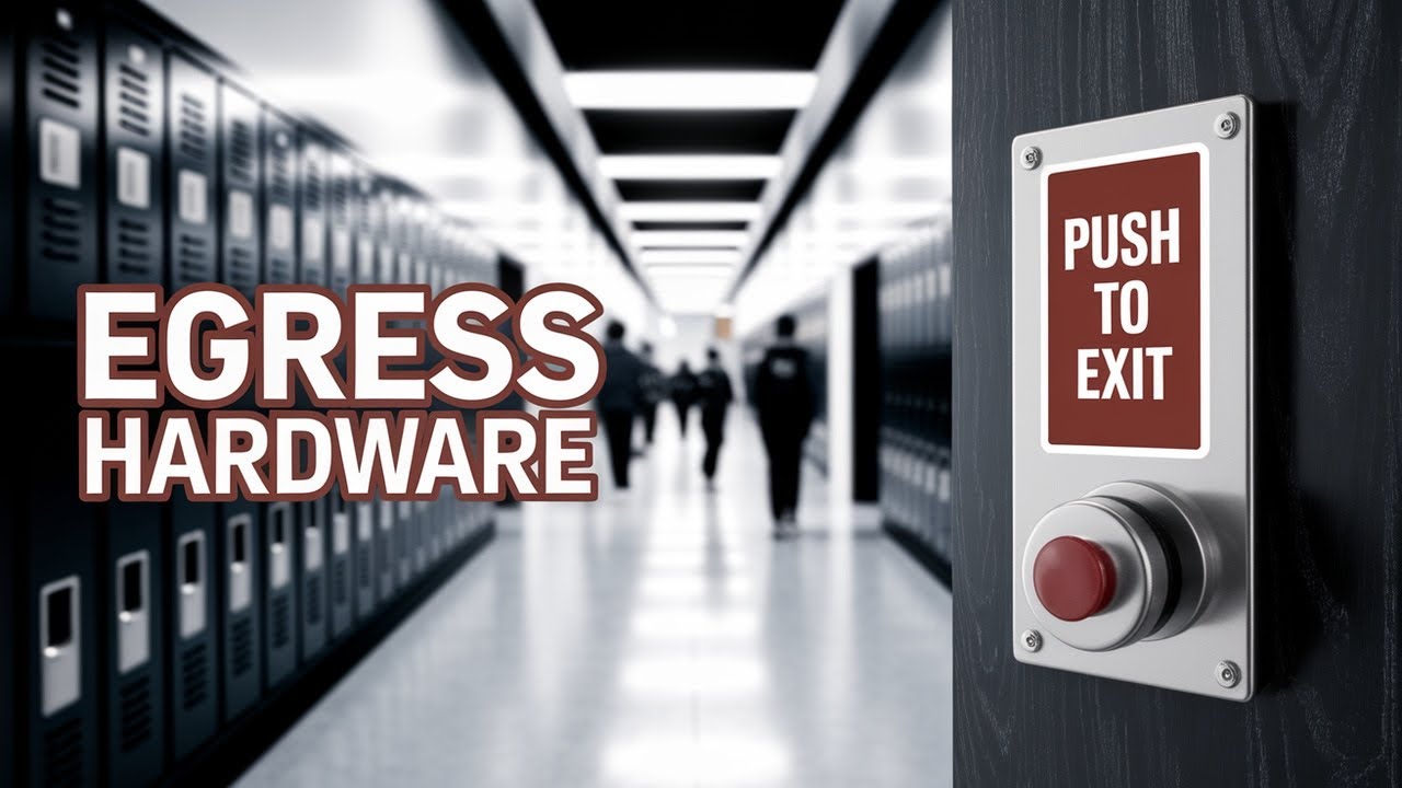 Emergency Egress Hardware: Panic Bars and Exit Devices