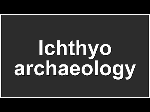 How to Pronounce Ichthyoarchaeology | Correct Medical & Academic Pronunciation