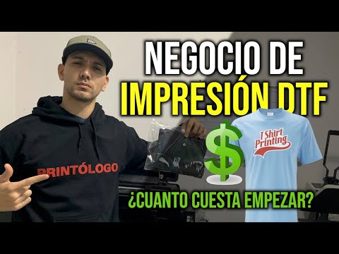 CUANTO CUESTA empezar un negocio de IMPRESI脫N DTF - Emprende con estampado DTF en Panam谩