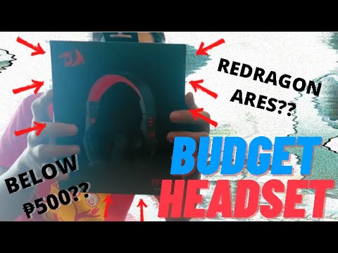 BUDGET GAMING HEADSET FROM SHOPEE! ! ! (REDRAGON ARES) | UNBOXING AND REVIEW
