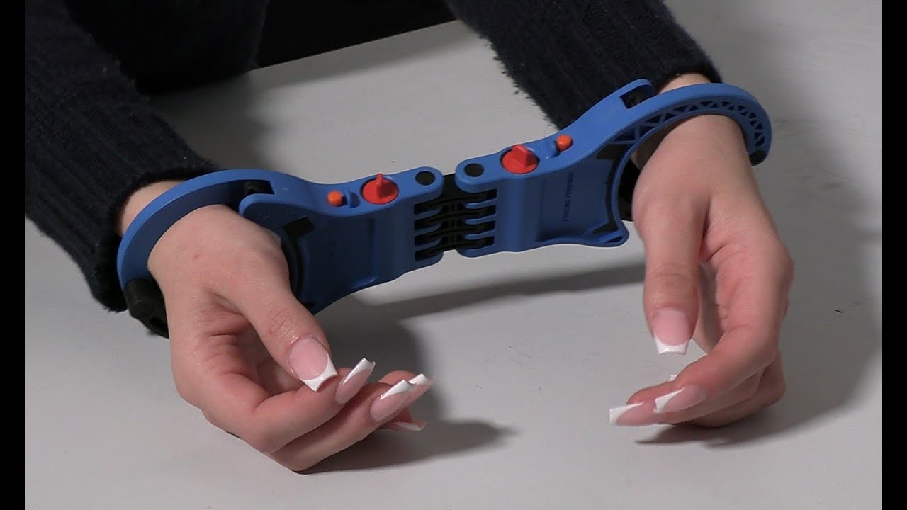 Cuffs in Use - USCuffs Polymer Handcuffs Training Handcuffs Menottes Restraints Bluegun 3D Printer