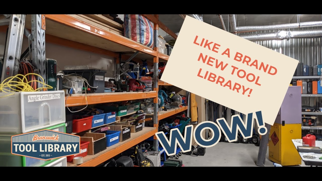 Borrow tools from our sweet new library