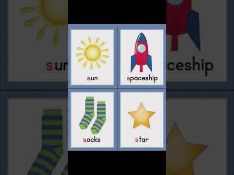 S Words for Kids | Letter Ss Words | Things that Start with Ss | S words | Learn Phonics