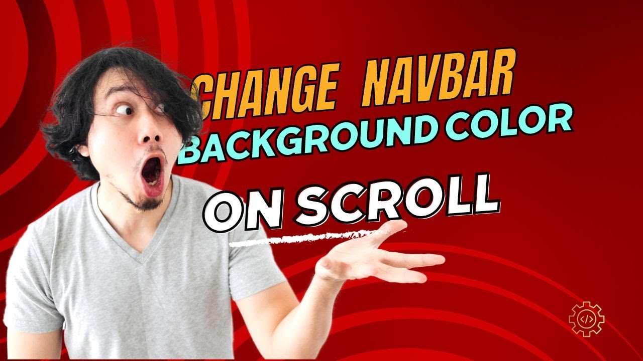 How to Change Navbar Background Color on Scroll | HTML, CSS & JavaScript