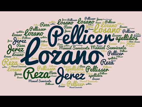 El origen de los apellidos Reza, Lozano (Losano), Pellicer (Pellisser) y Jerez