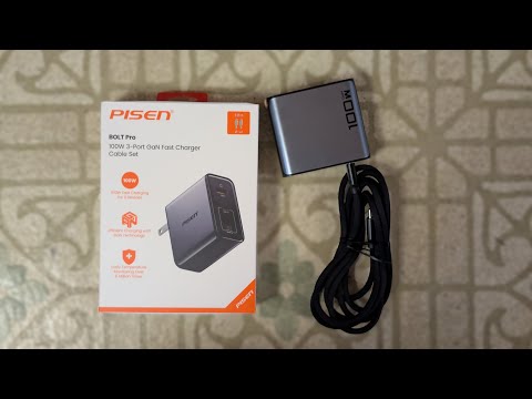 PISEN 100W USB C GaN Charger - Unboxing & Review
