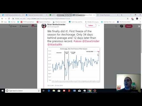 Anchorage, Alaska Just Saw its Latest Freeze Date on Record