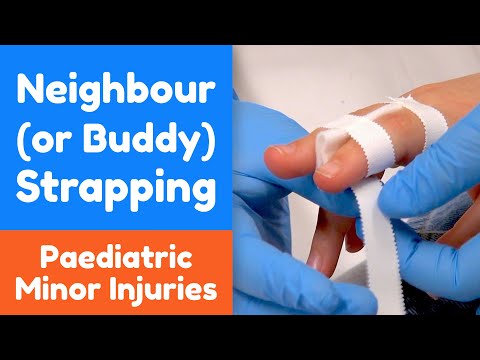 How to apply Neighbour (or Buddy) Strapping for a child