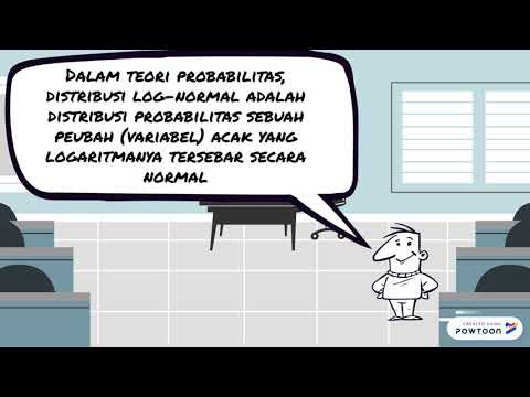Tugas Statistika kelas A, Fungsi Distribusi Kontinu Lognormal