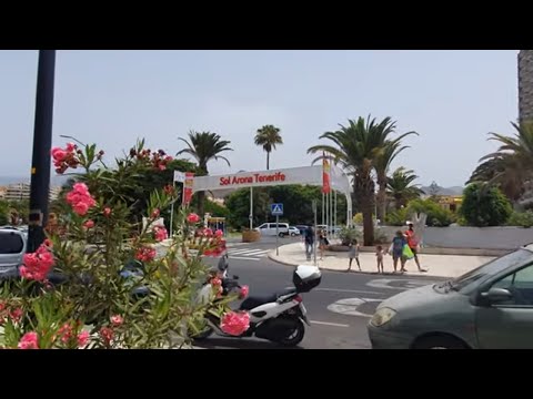 Sol Arona Hotel Tenerife Quick Walk to Los Cristianos Promenade Bluebell Bar Guru Cocktail