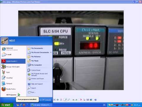 led positin in slc500/ml .avi