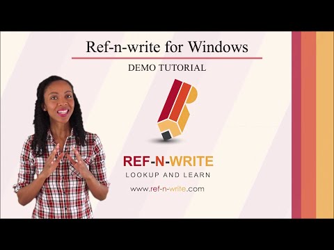 Ref-n-Write for Windows - Complete Tutorial & Demo (Step-by-Step)