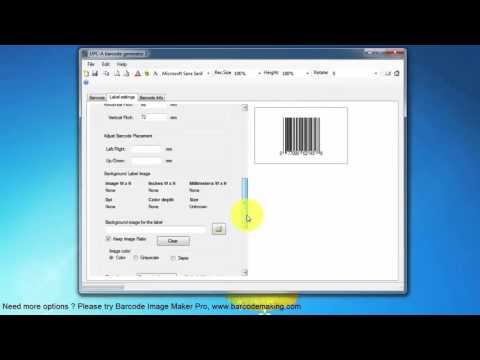 UPC-A barcode generator