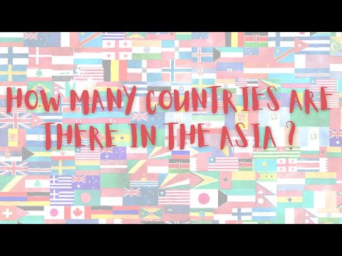 how many countries are there in the Asia ?