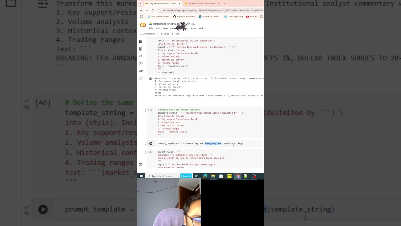 Tutorial 39: Prompt Engineering in Langchain  #ai #machinelearning #llm #generativeai #coding