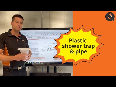 Firestopping Tested Detail: Plastic Shower Trap & Pipe Penetrating a Rigid Floor (200mm or Thicker)