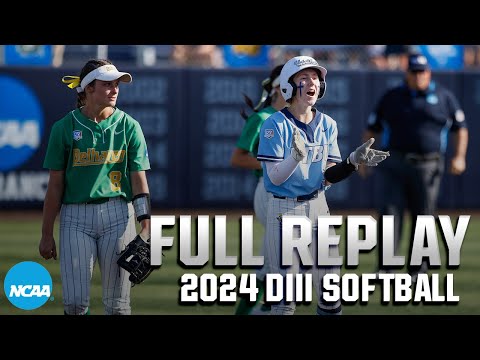 2024 NCAA DIII softball championship series Game 2 | FULL REPLAY