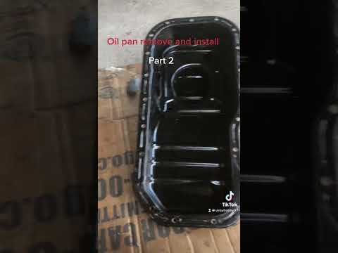 Oil pan remove