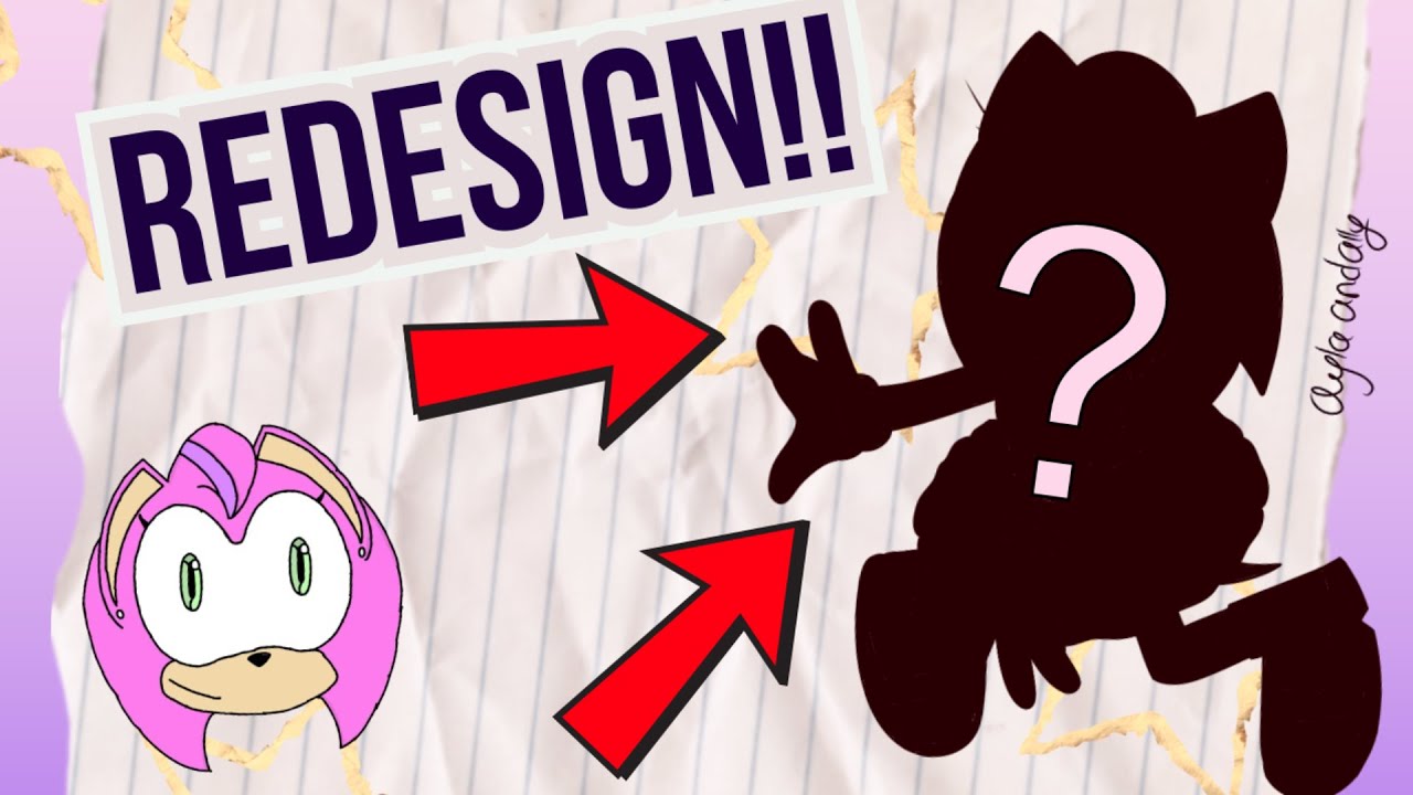 Redesigning MY OLD Sonic the Hedgehog OC from years ago