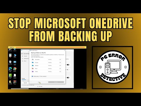 How to Stop Microsoft OneDrive From Backing Up - Full Tutorial [2025]
