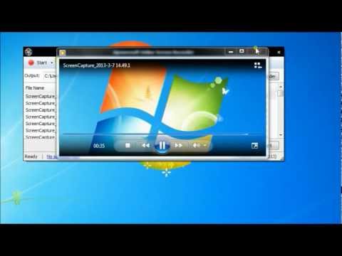 Free windows 7 HD screen recorder