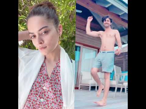 Minal Khan & Ahsanmohsinikram enjoying their honeymoon at Maldives ???????? #shorts