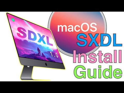 SDXL on macOS easy peasy install & guide to use