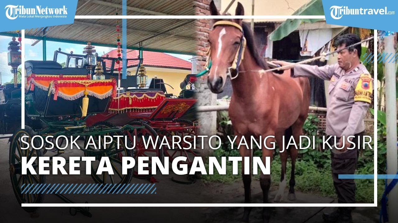 Mengenal Sosok Aiptu Warsito, Polisi yang jadi Kusir Kereta Pengantin ...
