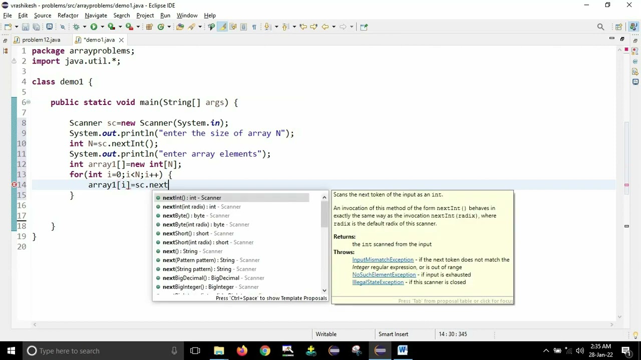 Java program to find second occurrence of key element in array/ how to find second repeatation