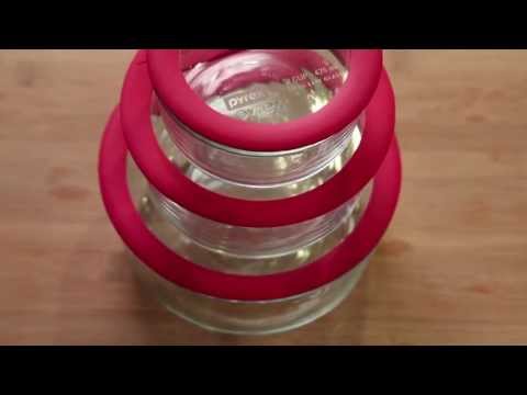Pyrex - Premium No Leak Lids 2 Cup Glass Storage