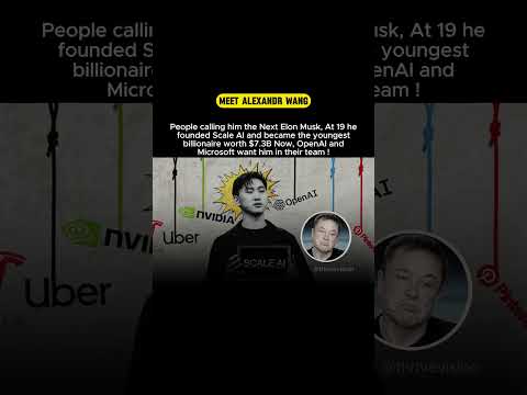Next Elon Musk ? Youngest AI Billionaire #shorts #success #billionaire