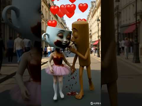 Tum tum sahur and Ballerina cappuccini meet. First kiss 😘#tum tum sahur #popular #tred #cute #humor