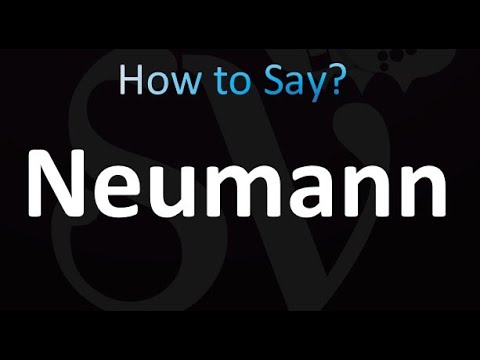 How to Pronounce Neumann (correctly!)