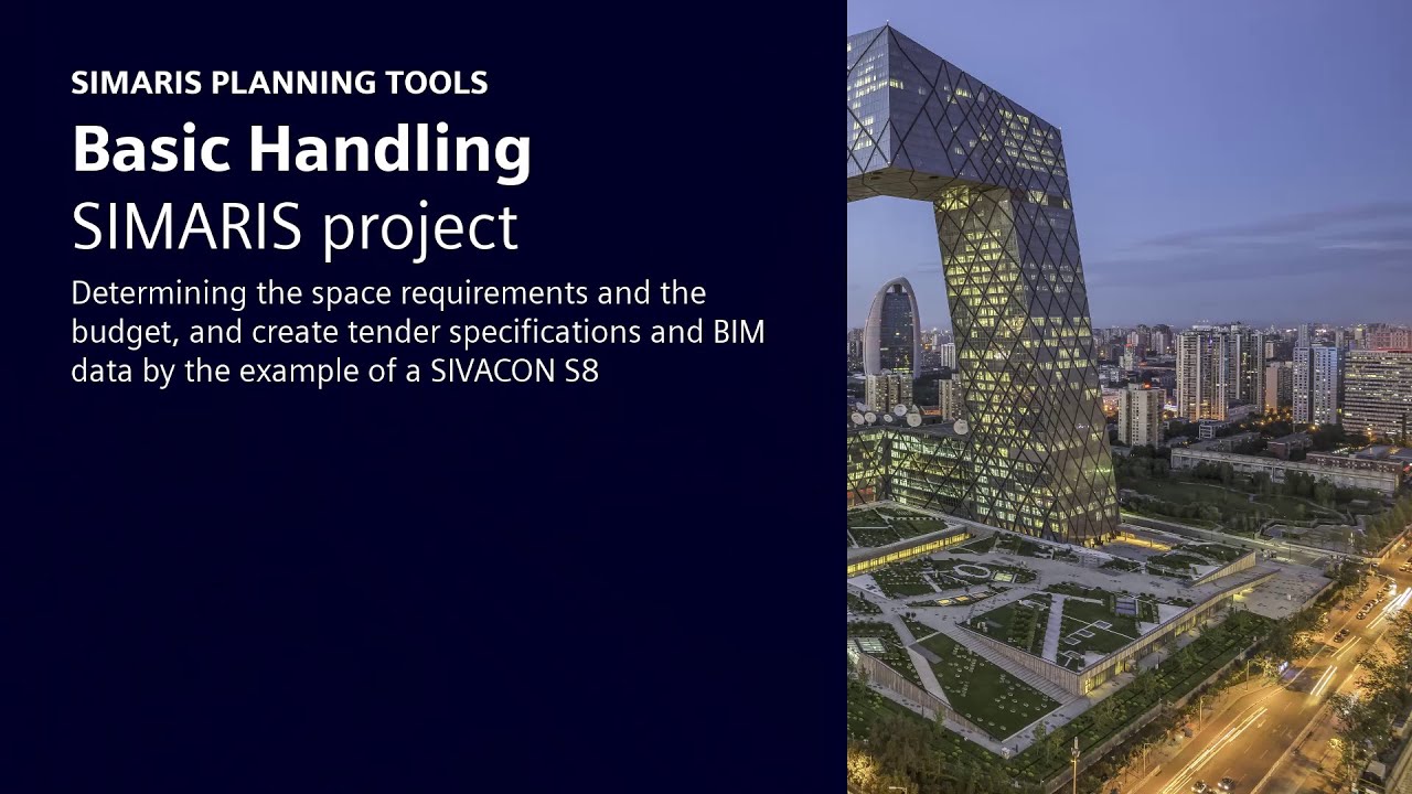 Basic Handling - SIMARIS project