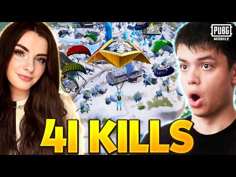 HER GAMING & JACOB DESTROY SQUADS In The New Snow Mode!!! | PUBG MOBILE