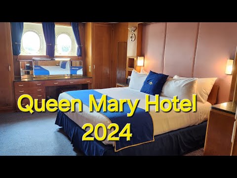 Staying at the Queen Mary Hotel in Long Beach in 2024 - Room Tour!
