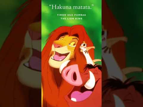 Motivational Speech|Hakuna Matata|No Worries|Lion King #motivation #inspiration #disney