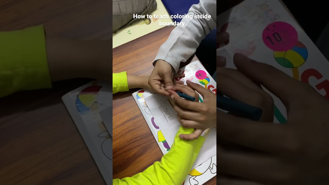How to teach coloring within boundaries in kids #autism #improves #occupationaltherapy #handwriting