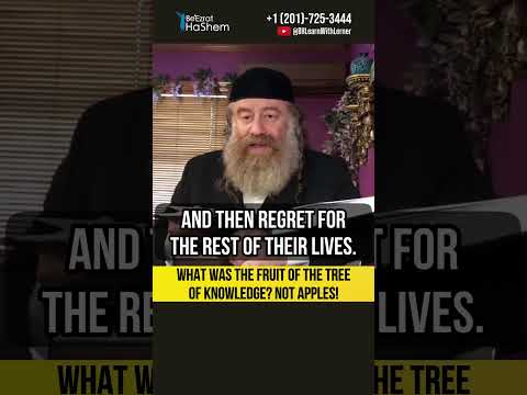 What was the fruit of the Tree of Knowledge ❓ Not apples! 🍎 #shorts #Torah