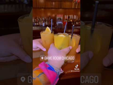 The Game Room #bar #games #gameroom #fun #tequilasunrise #birthday #chicago #downtown