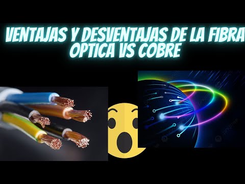 VENTAJAS ✅ Y DESVENTAJAS ❌ DE LA FIBRA ÓPTICA