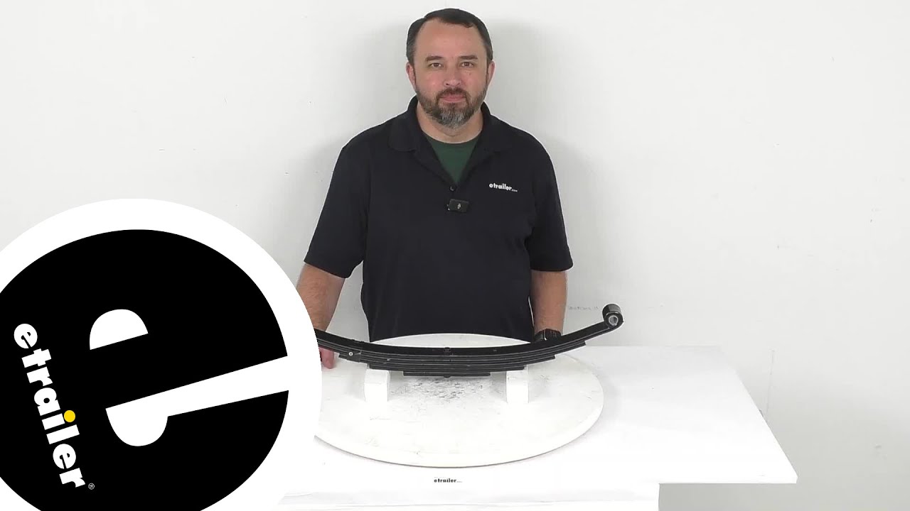 Review of EMCO Trailer Leaf Springs - 5 Leaf Double Eye Spring 6000 lbs Trailer Axle - EM76RB
