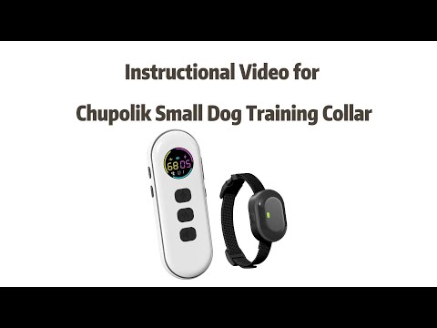 Instructional Video for Chupolik Small Dog Training Collar