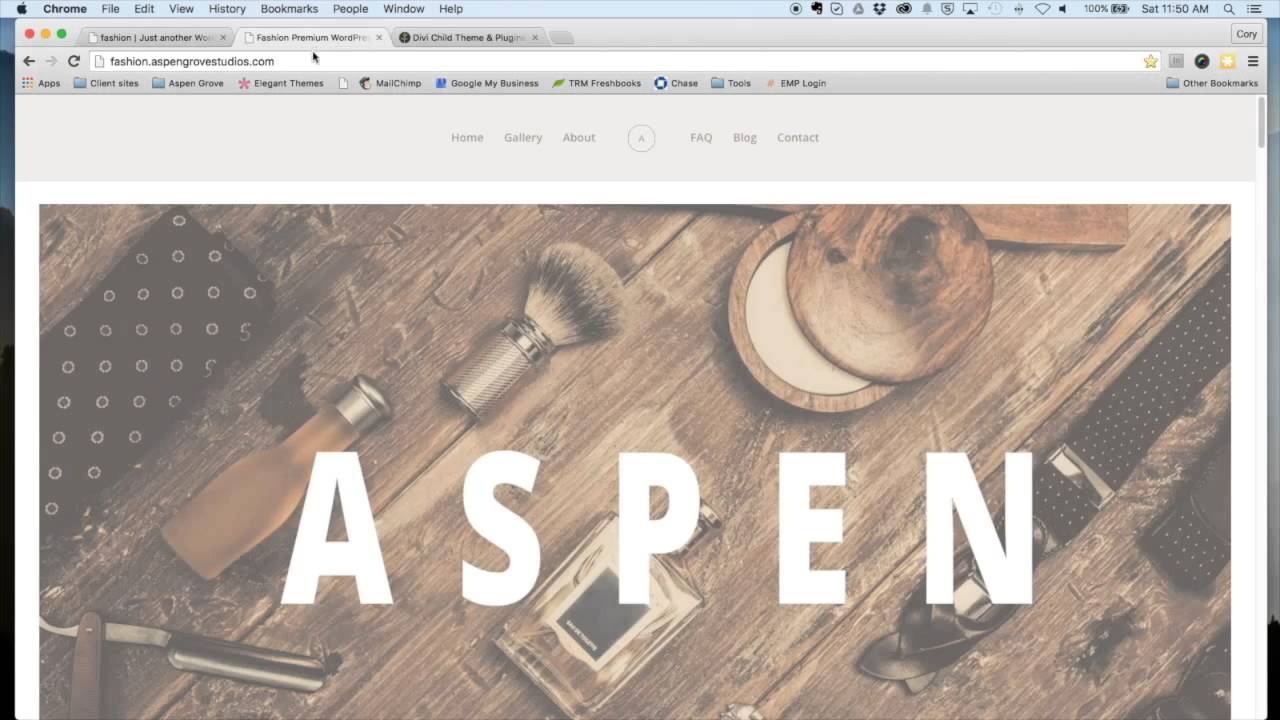 Fashion Child Theme for Divi Installation Tutorial